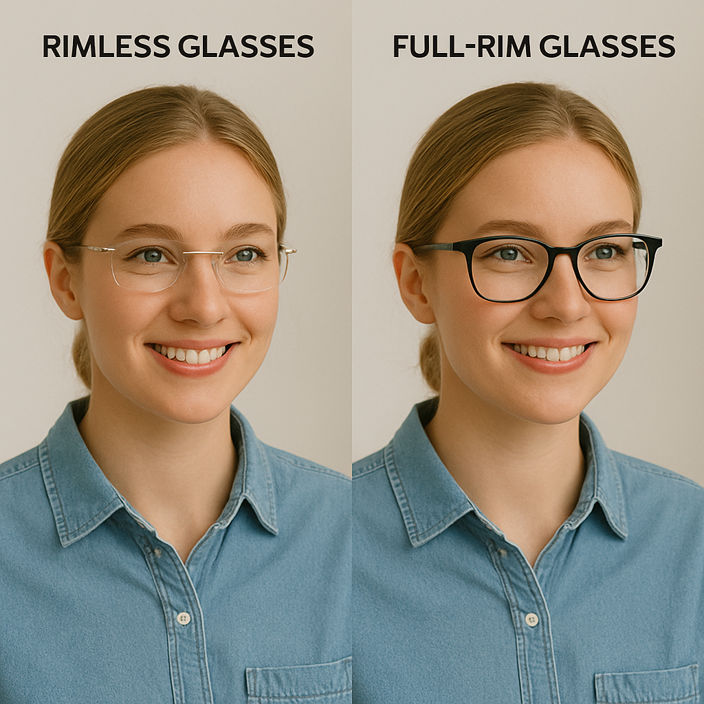 Benefits of Rimless vs Full-Rim Frames: Which Style Suits You Best ...
